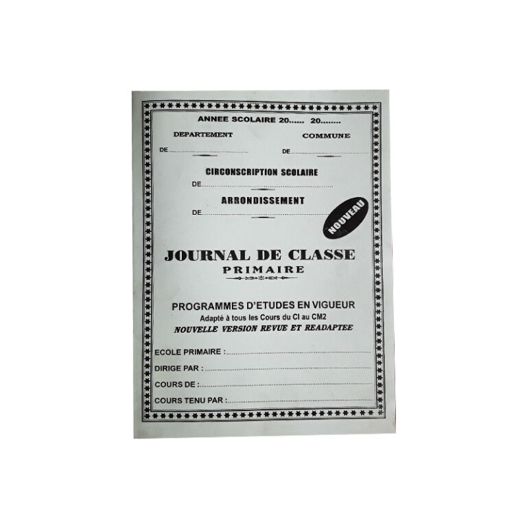 Journal de classe du primaire | Proximit Fourniture