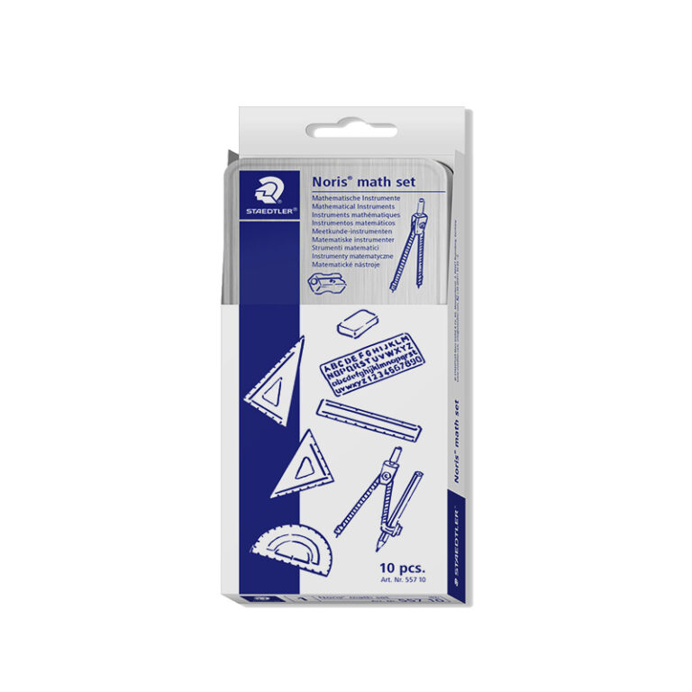 Boite de géométrie Noris 557 -10 pièces STAEDTLER | Proximit Fourniture
