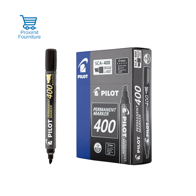 Boite de 12 marqueurs permanents Réf SCA-400-Pilote | Proximit Fourniture