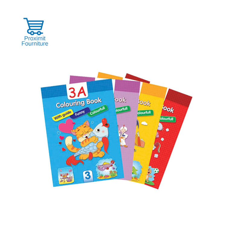 Cahier de coloriage-colouring book 3A,format A4 | Proximit Fourniture
